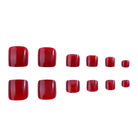 Makeup | Brand New Premium 24pcs Glossy Red Square Shape Presson ...